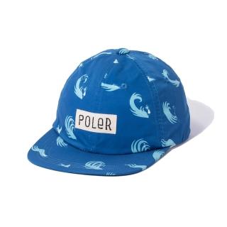 【POLER STUFF】日本限定 ALL OVER 6P CAP 六片帽(衝浪藍)-momo購物網 - 好評推薦 - 2026年1月