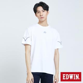 【EDWIN】男裝 EFS溫變LOGO短袖T恤(白色)-momo購物網 - 好評推薦 - 2024年10月
