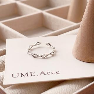 【UME.Acce】父親節禮物 菱形鏤空幾何純銀戒指(S925純銀戒指 純銀 全純銀 純銀戒指 菱形 菱形戒指 鏤空 鏤-momo購物網 - 好評推薦 - 2025年8月