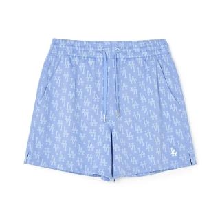【MLB】女版休閒短褲 MONOGRAM系列 洛杉磯道奇隊(3FSPMA143-07CBL)-momo購物網