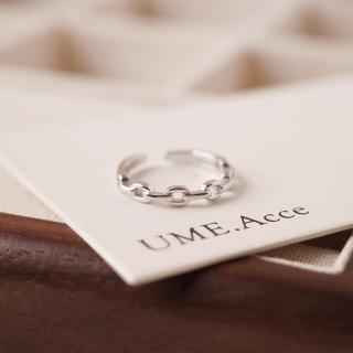 【UME.Acce】鏤空方鍊條純銀戒指(S925純銀 戒指 純銀 全純銀 純銀戒指 鏤空 鏤空戒指 方鍊 方鍊-momo購物網 - 好評推薦 - 2025年6月