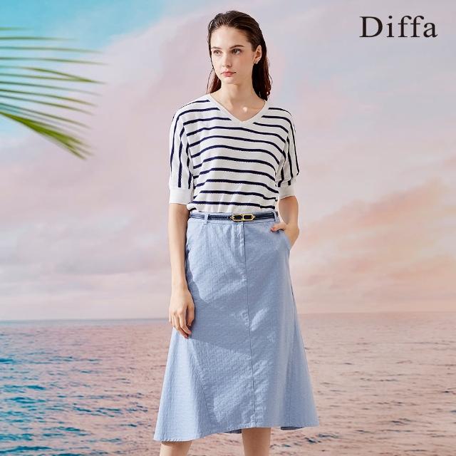 【Diffa】緹花織紋寬襬長裙-女 - momo購物網 - 好評推薦 -2024年7月