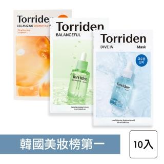 【Torriden】面膜 10片入 袋裝/盒裝隨機出貨(積雪草面膜 玻尿酸面膜 保濕面膜 維他命提亮面膜)-momo購物網 - 好評推薦 ...