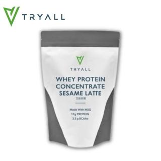 【台灣 TRYALL】濃縮乳清蛋白 500g/袋-芝麻拿鐵-momo購物網 - 好評推薦 - 2024年12月