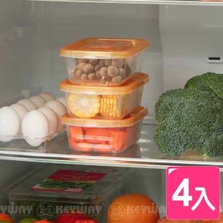 【KEYWAY 聯府】賞味長形保鮮盒520ML(4入)-momo購物網 - 好評推薦 - 2025年12月