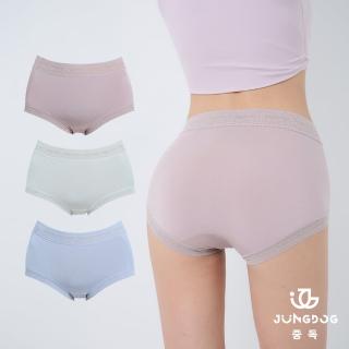 【JUNGDOG 上癮內著】3件組 高腰棉柔蕾絲蠶絲內褲 藕荷紫 甜抹綠 浪漫藍(高腰內褲 蠶絲內褲 蠶絲底襠內褲)-momo購物網 - 好評推薦 - 2025年2月