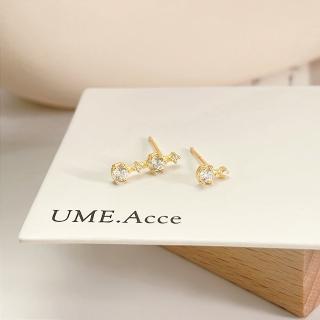 【UME.Acce】輕奢鑲鑽鋯石純銀耳環(S925純銀 耳環 純銀 全純銀 純銀耳環 鑲鑽 鑲鑽耳環 鋯-momo購物網 - 好評推薦 - 2025年9月