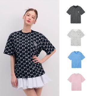 【MLB】短袖T恤 MONOGRAM系列 守護者/洋基隊(3ATSM0843-四色任選)-momo購物網