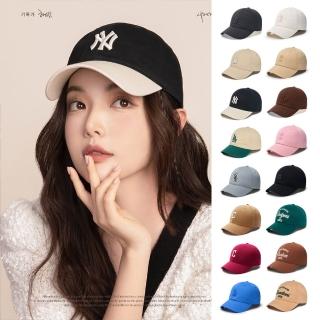 【MLB】可調式軟頂棒球帽(3ACPB074N-多款任選)-momo購物網