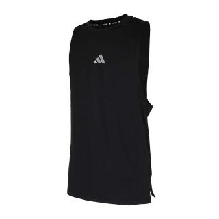 【adidas 愛迪達】男運動背心-HEAT.RDY 涼感 乾爽 吸濕排汗 背心 愛迪達 黑(IS3708)-momo購物網 - 好評推薦 ...