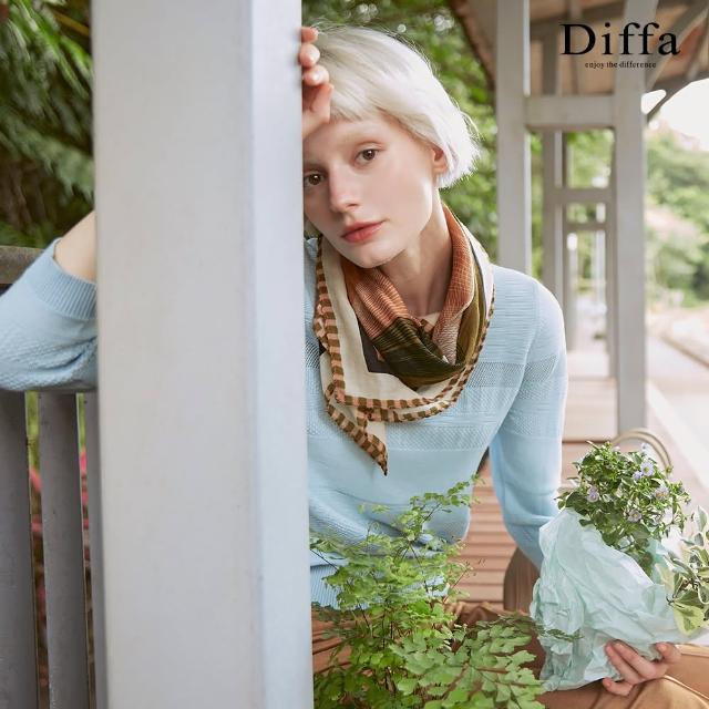 【Diffa】時尚鏤空織紋設計針織衫-女 - momo購物網 - 好評推薦 -2024年7月