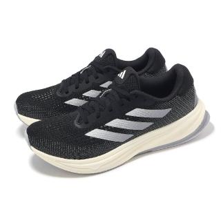 【adidas 愛迪達】慢跑鞋 Supernova Rise W 女鞋 黑 銀 緩衝 輕量 運動鞋 愛迪達(IG5837)-momo購物網 ...