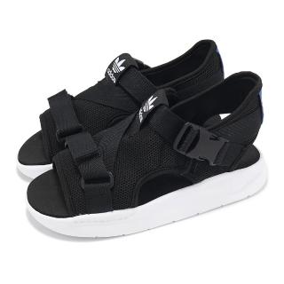 【adidas 愛迪達】童鞋 360 Sandal 3.0 C 中童 小朋友 黑 白 涼鞋 涼拖鞋 魔鬼氈 三葉草 愛迪達(HQ6046 ...