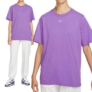 【NIKE 耐吉】AS W NSW Tee ESSNTL LBR 女款 紫色 運動 休閒 短袖 上衣 FD4150-521-momo購物網 ...