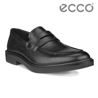 【ecco】METROPOLE LONDON PENNY LO 都會倫敦經典套入式正裝皮鞋 男鞋(黑色 52565401001)-momo購物 ...