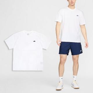 【NIKE 耐吉】短袖 NSW Tee 男款 白 藍 棉質 刺繡 寬鬆 短T 棉T(FV3752-100)-momo購物網 - 好評推薦 ...