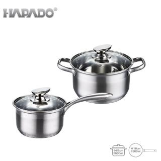 【瑞士HAPADO】複底五層系列-歐洲雙鍋組(HAP-1822)-momo購物網 - 好評推薦 - 2026年1月