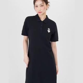 【MLB】連身裙 長版上衣 Heart系列 紐約洋基隊(3FOPH0143-50BKS)-momo購物網