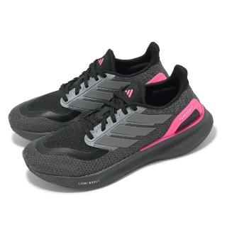 【adidas 愛迪達】慢跑鞋 Pureboost 5 W 女鞋 黑 桃紅 反光 緩衝 運動鞋 愛迪達(IF9198)-momo購物網 ...