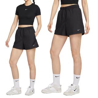【NIKE 耐吉】Nike AS W NSW MR ESSNTL WVN Short 女款 黑色 運動 休閒 短褲 FV7558-010 ...