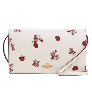 【COACH】ANNA WOC斜背包（瓢蟲與花/白）-momo購物網 - 好評推薦 - 2025年3月