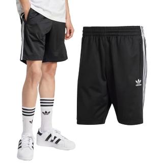【adidas 愛迪達】FBIRD 男款 黑色 運動 休閒 拉鍊 口袋 三葉草 運動短褲 訓練 短褲 IU2368-momo購物網 - 好評 ...