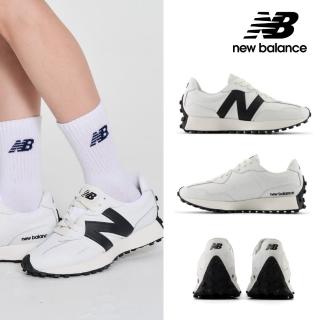 【NEW BALANCE】NB 復古鞋/運動鞋_U327GA-D_中性_白黑色(MOMO獨家販售)-momo購物網