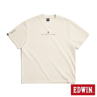 【EDWIN】男裝 吸濕排汗小字印花涼感短袖T恤(灰卡其)-momo購物網 - 好評推薦 - 2025年6月