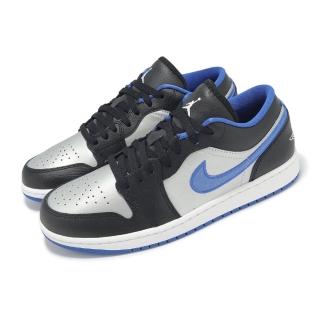 【NIKE 耐吉】休閒鞋 Air Jordan 1 Low 男鞋 黑 藍 AJ1 低筒 喬丹(553558-007)-momo購物網 - 好評 ...