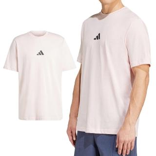 【adidas 愛迪達】M STR G T 男款 粉色 運動 休閒 圓領 上衣 短袖 IW0137-momo購物網 - 好評推薦 - 2025年2月