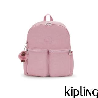 【KIPLING官方旗艦館】輕柔粉多拉鍊收納後背包-CHARNELL-momo購物網 - 好評推薦 - 2025年4月