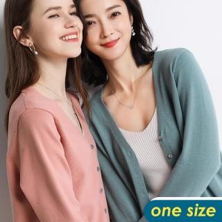 【CHACO】/現+預購/女秋冬知性純色V領排釦長袖針織衫外套#MY802(針織 開衫 女 春秋冬 排釦 外套)-momo購物網 - 好評推薦 ...