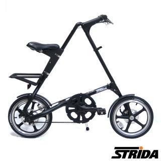 【STRiDA】英國 速立達16吋單速LT版碟剎折疊單車/三角形腳踏車-消光黑-momo購物網 - 好評推薦 - 2024年11月
