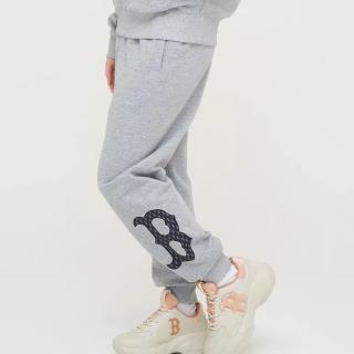 【MLB】運動褲 休閒長褲 Monogram系列 波士頓紅襪隊(3APTM0144-43MGS)-momo購物網