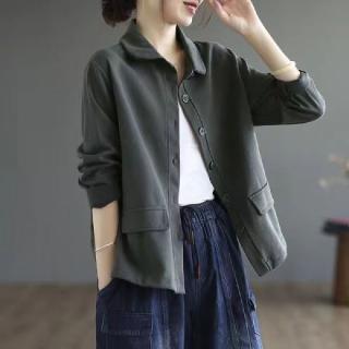 【LANNI 藍尼】★修身單排釦短款外套(上衣/女裝/外套/夾克/休閒/通勤)-momo購物網 - 好評推薦 - 2025年6月