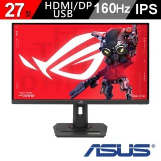 【ASUS 華碩】ROG Strix XG27UCG 27型 4K 160Hz/FHD 320Hz 雙模電競螢幕(HDR/1ms/Aura ...