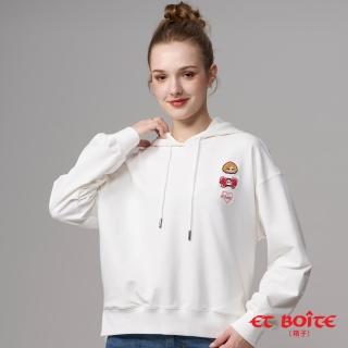 【BLUE WAY】女裝 DORA徽章繡花連帽 長袖 上衣- ETBOITE箱子-momo購物網