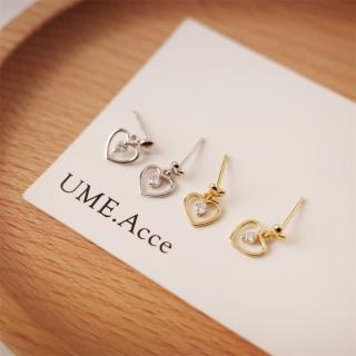 【UME.Acce】鏤空愛心鋯石純銀耳環(S925純銀 耳環 純銀 全純銀 純銀耳環 愛心 愛心耳環 鋯石 鋯-momo購物網 - 好評推薦 - 2025年7月