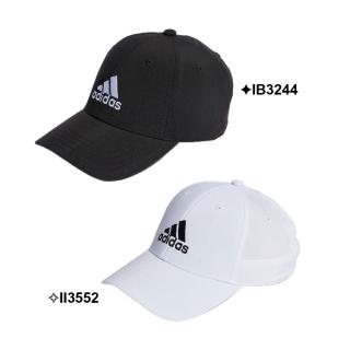 【adidas 愛迪達】LOGO 運動帽子(白 II3552 / 黑 IB3244 棒球帽 鴨舌帽)-momo購物網 - 好評推薦 - 2025年9月