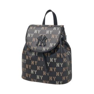 【MLB】牛仔丹寧後背包 Monogram系列 紐約洋基隊(3ABKS034N-50BKS)-momo購物網