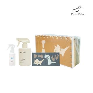 【Pato.Pato】momo限定 恐龍地墊＋恐龍拼圖＋家事萬用清潔液500ml＋抗菌液100ml(巧拼／拼接／遊戲地墊)-momo購物網 ...