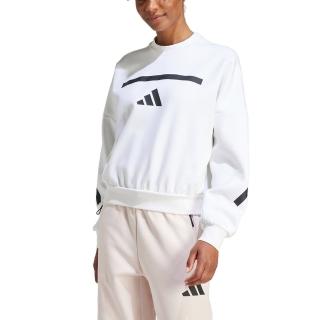 【adidas 愛迪達】W Z.N.E. SWT 圓領長袖上衣 女 - JI7554-momo購物網 - 好評推薦 - 2025年3月