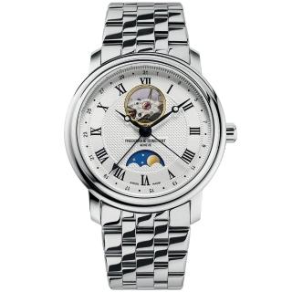 【CONSTANT 康斯登】Classics Heartbeat 開芯月相機械錶 禮物 送禮 推薦(FC-335MC4P6B2)-momo購物 ...