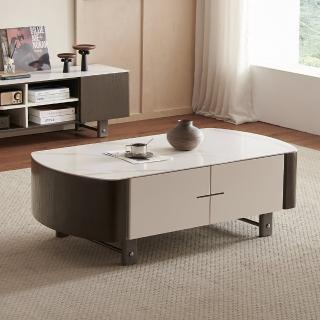 【MUNA 家居】169型4.3尺岩板大茶几/抽屜緩衝滑軌(桌子 茶几 收納)-momo購物網 - 好評推薦 - 2025年12月