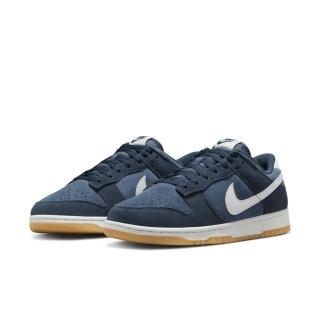【NIKE 耐吉】運動鞋 休閒鞋 男鞋 女鞋 NIKE DUNK LOW RETRO SE Monsoon Blue 白藍 麂皮 膠底 ...
