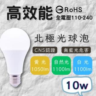 【彩渝】北極光系列 10W 燈泡(通過CNS認證 E27 LED球泡 無藍光 護眼燈泡)-momo購物網 - 好評推薦 - 2025年12月