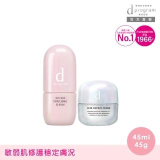 【d program 敏感話題】急救小隊直降組(修護霜45g+修護精華45ml)-momo購物網 - 好評推薦 - 2024年10月