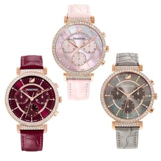 【SWAROVSKI 施華洛世奇】Passage Chrono 計時腕錶-36mm 情人節 送禮首選(5580348、5580352 ...