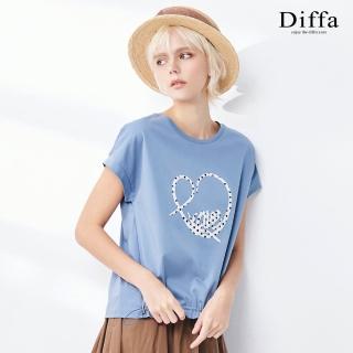 【Diffa】Travel燙鑽貼合連袖針織衫-女-momo購物網 - 好評推薦 - 2025年10月