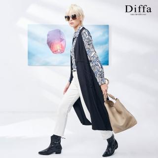 【Diffa】時尚長版背心式外套-女-momo購物網 - 好評推薦 - 2024年11月